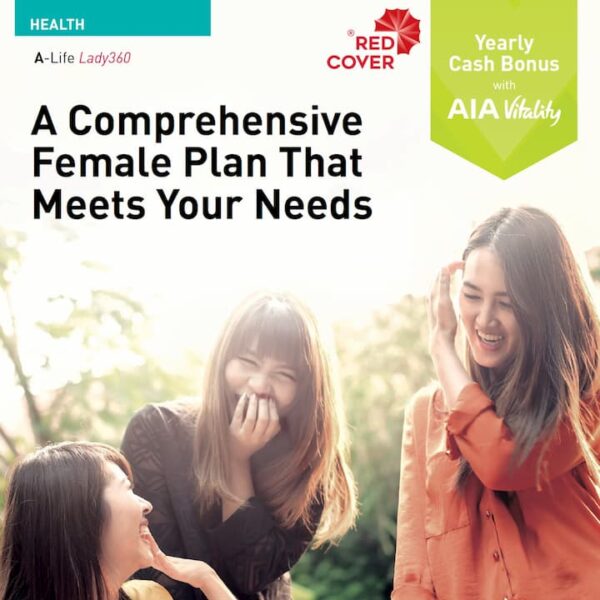 AIA A-Life Lady360 Insurance Plans - Childbirth | Cancers | Red Cover
