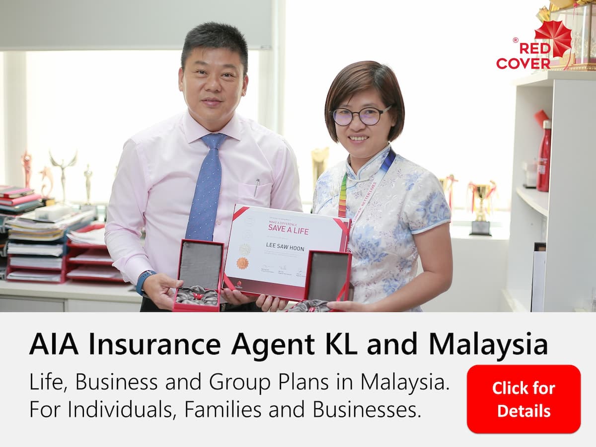 AIA Insurance Malaysia - Contact Numbers and Plans - Red Cover